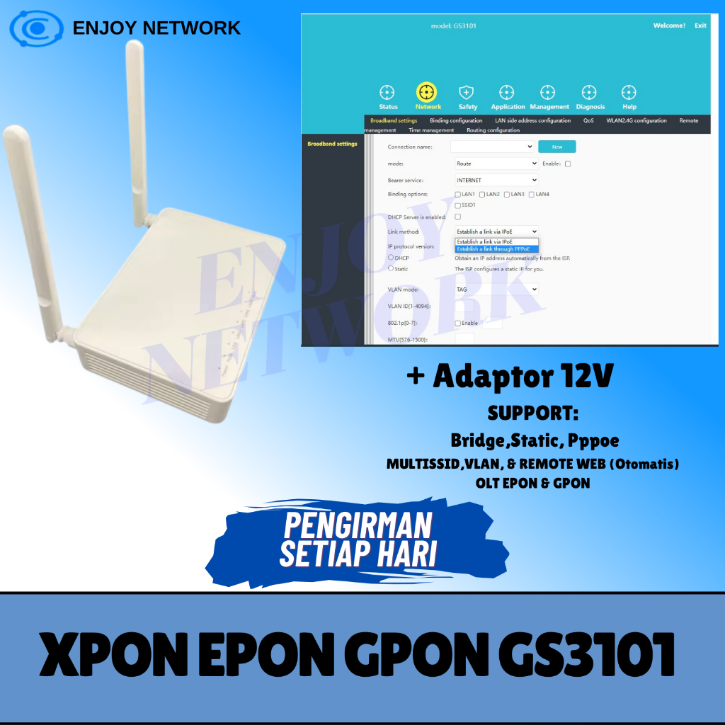 Jual XPON EPON GPON GS3101 | Shopee Indonesia