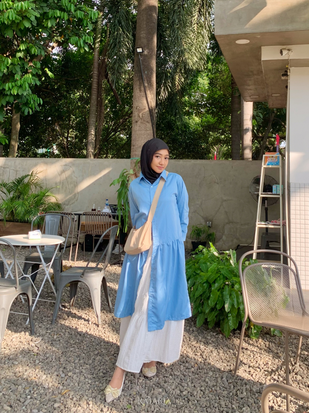 Jual Rataria - Flare Accent Dress - Atasan Wanita - Dress Wanita ...