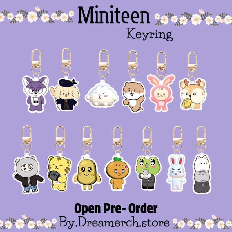 Jual Open PO Keyring Akrilik Miniteen (Unofficial) | Shopee Indonesia