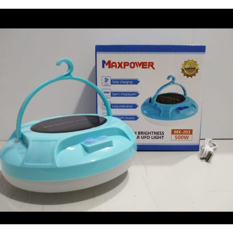 Jual Lampu Emergency Ufo Gantung Solar Panel Camping Lampu Wat 600 wat Cahaya Putih | Shopee ...