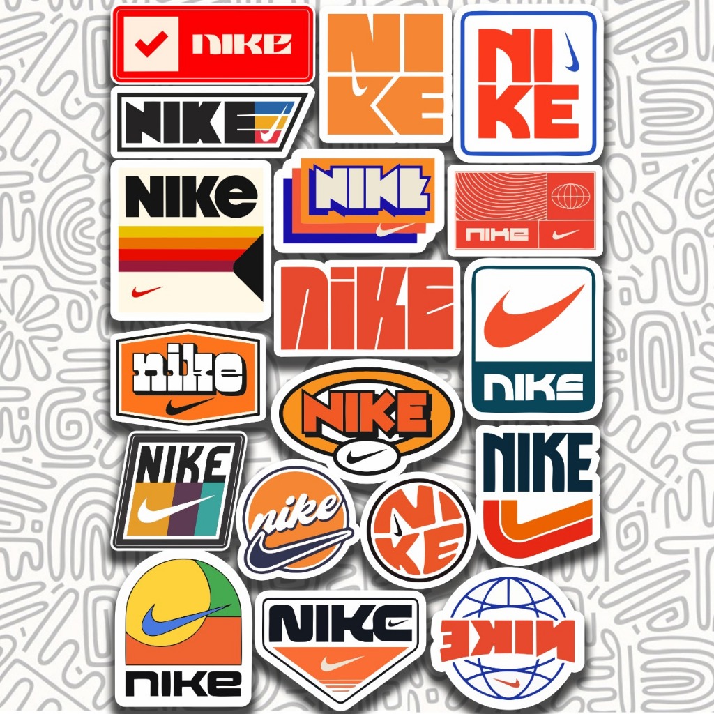 Jual stiker aesthetic nike helm laptop case hp timbler || Sticker nike ...