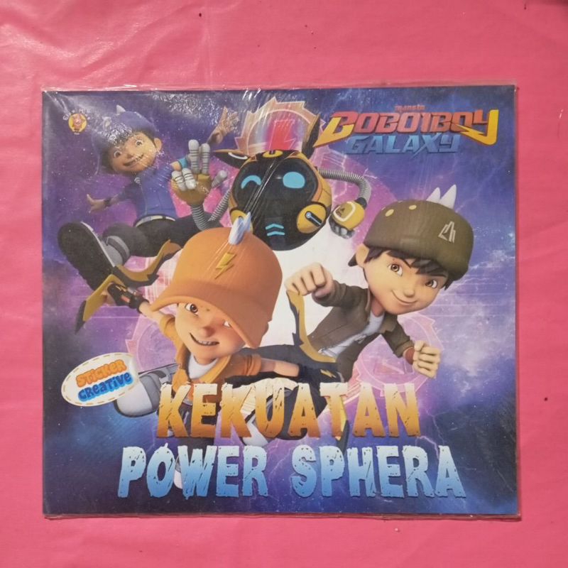 Jual buku aktifitas anak Boboiboy galaxy kekuatan power sphera | Shopee ...