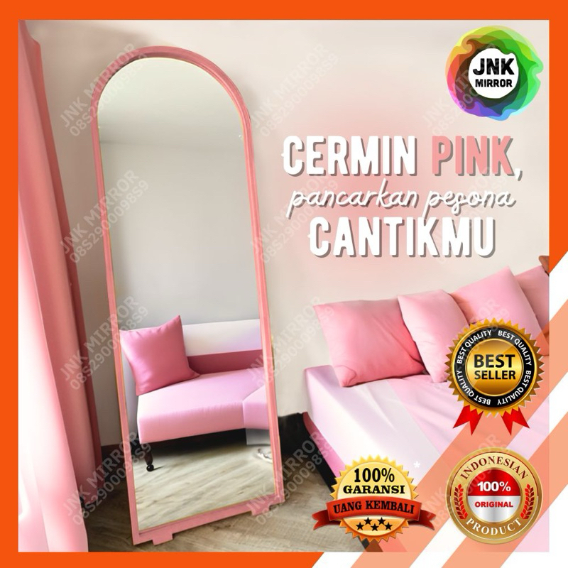 Jual cermin pink aesthetic custom warna | Shopee Indonesia