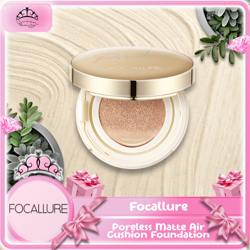 Jual Focallure Poreless Matte Air Cushion Foundation | Shopee Indonesia