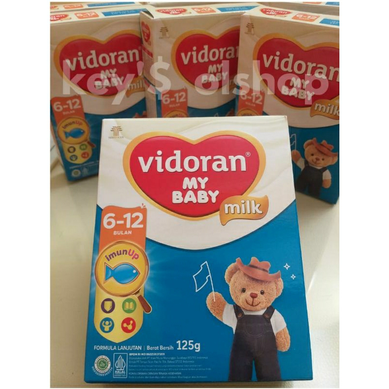 Jual Susu Formula VIDORAN my baby milk 125gr 6-12 bulan l exp 2026 ...