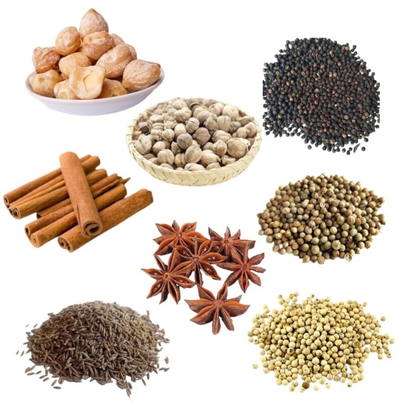 Jual REMPAH REMPAH, kemiri, kapulaga, jintan, kayu manis, bunga lawang ...