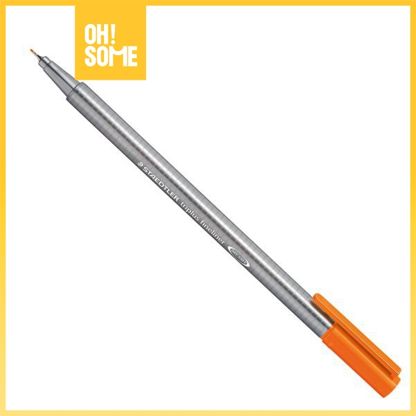 Jual OHSOME — STAEDTLER TRIPLUS FINELINER 334 4 ORANGE 6g | Shopee ...