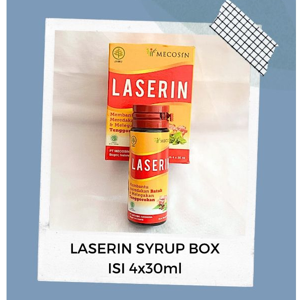 Jual LASERIN SYRUP BOX ISI 4 X 30ML | Shopee Indonesia