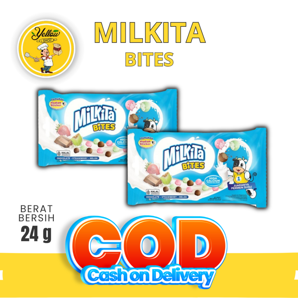 Jual PERMEN SUSU MILKITA BITES 24GR / PERMEN MILKITA | Shopee Indonesia