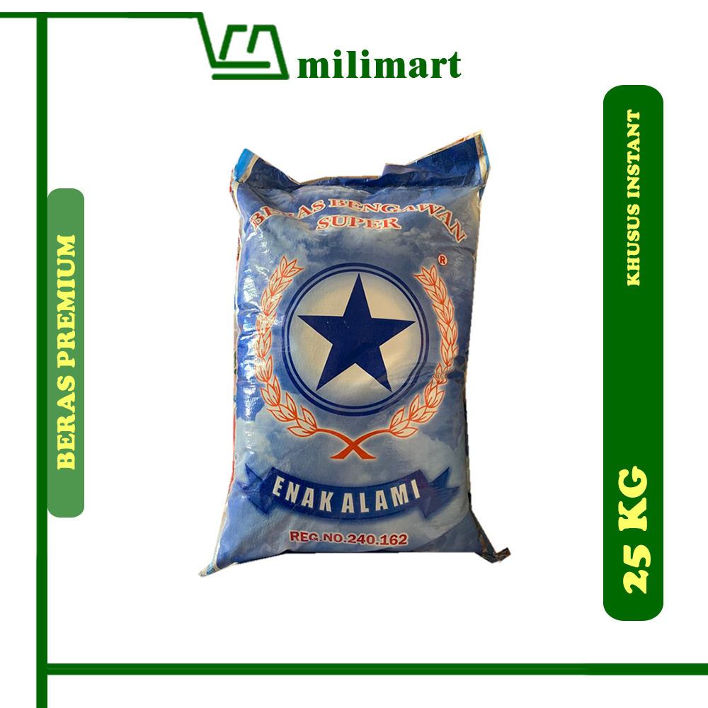 Jual BERAS PREMIUM BINTANG BIRU 25 KG KHUSUS INSTANT | Shopee Indonesia