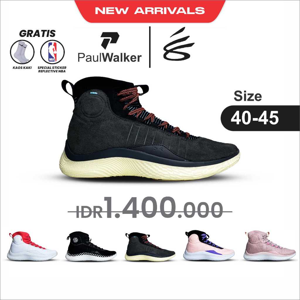 Jual SEPATU BASKET CURRY 4 FLOTRO (BNIB) | Shopee Indonesia