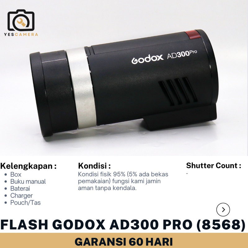 Jual Godox AD300 PRO Bergaransi 2bulan TTL Outdoor Camera Flash Light ...