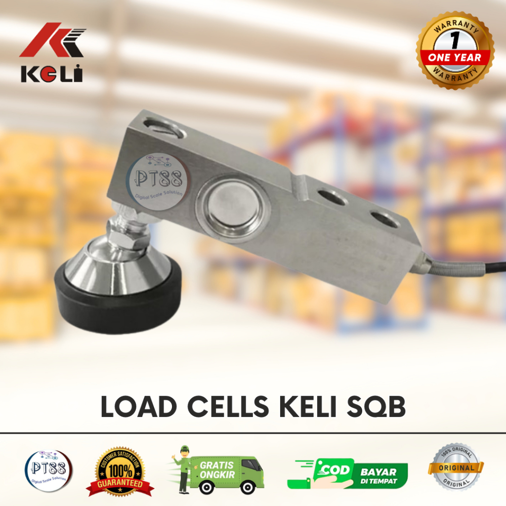 Jual Load cell KELI SQB 500kg / load cell shear beam KELI SQB 500 kg ...