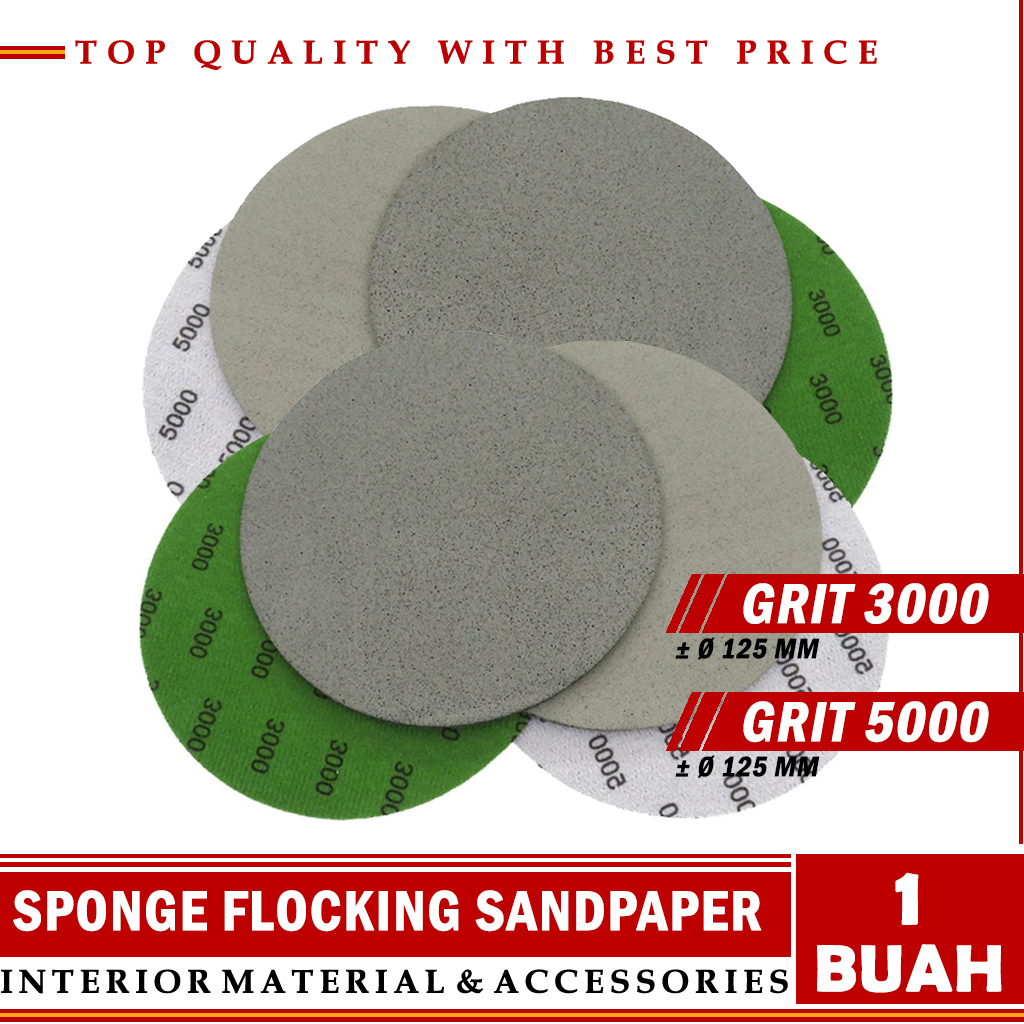 Jual Spons Amplas Tempel Basah Kering Velcro Wet & Dry Silicone Carbide ...