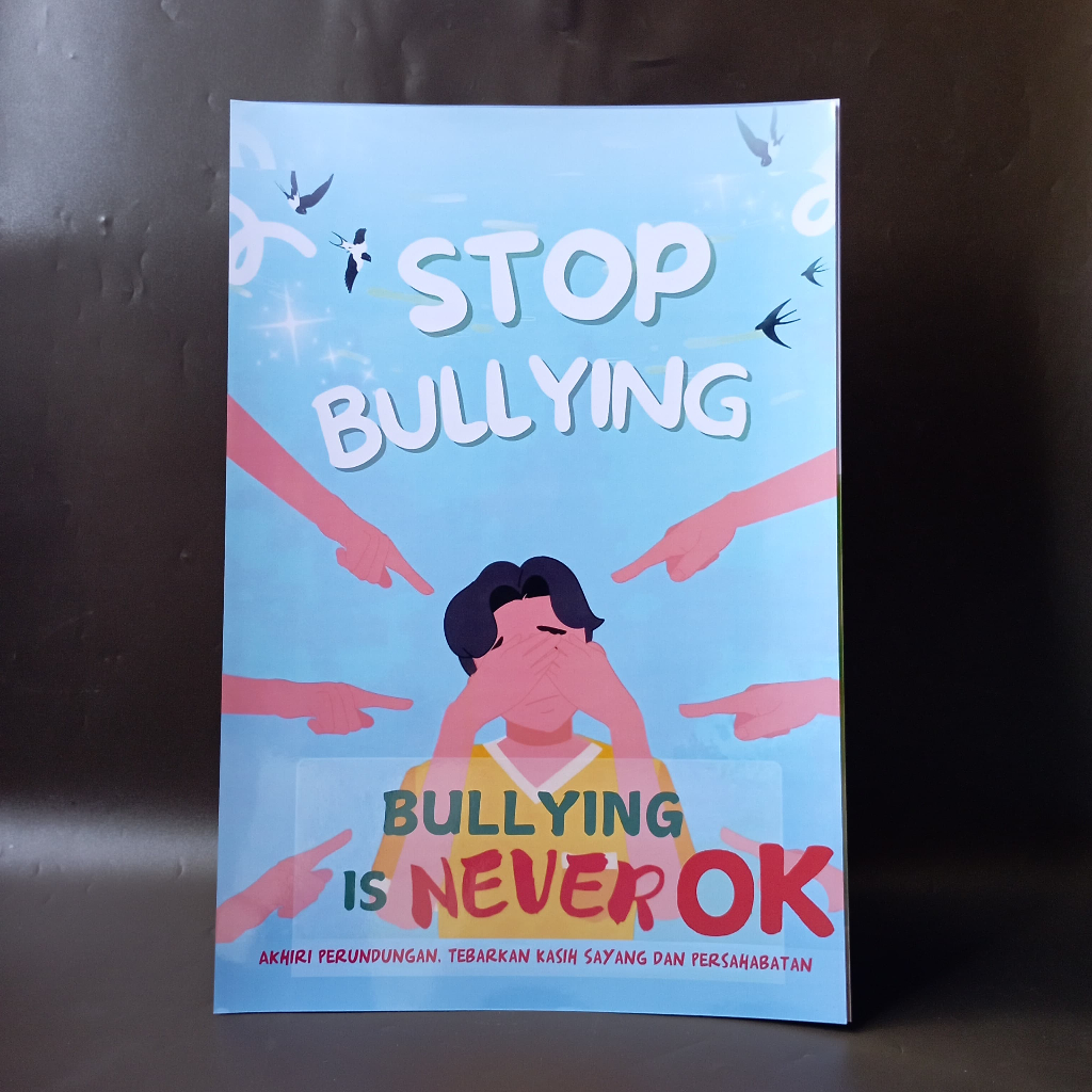 Jual Poster Stop Bullying | Poster Bullying is Never OK | Poster STOP ...