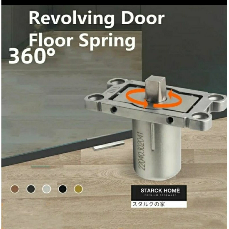 Jual Engsel pivot 360d pintu kayu atau kaca frame tipis self closing ...