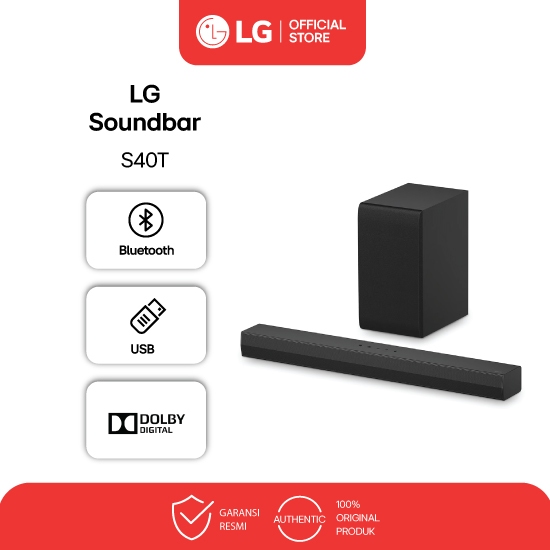 Jual LG Sound Bar Bluetooth Stereo Home Audio Daya Hemat Black S40T ...