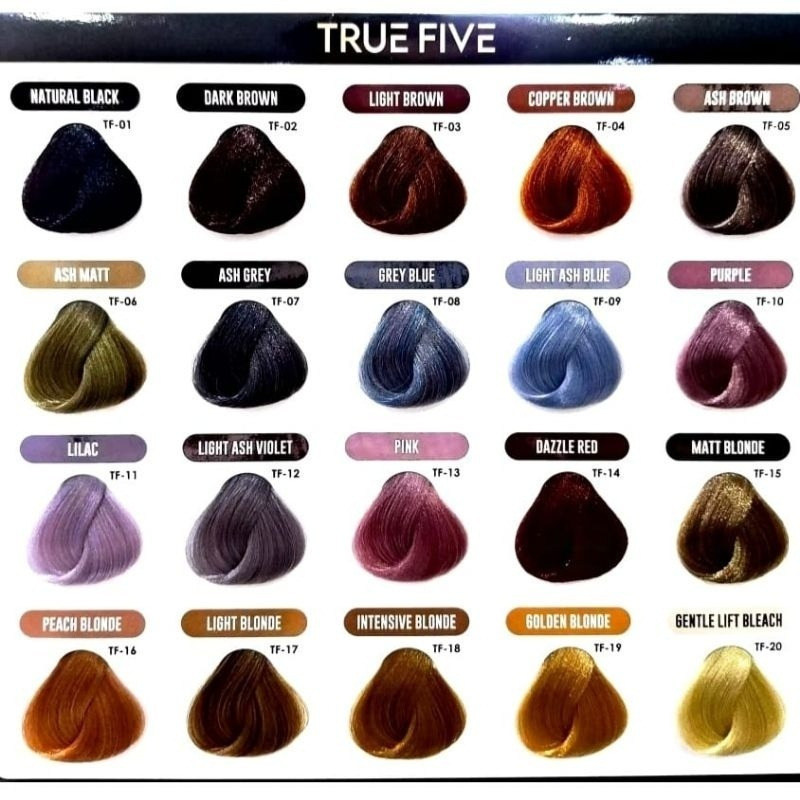 Jual TRUE FIVE Hair Color 100mL | Shopee Indonesia