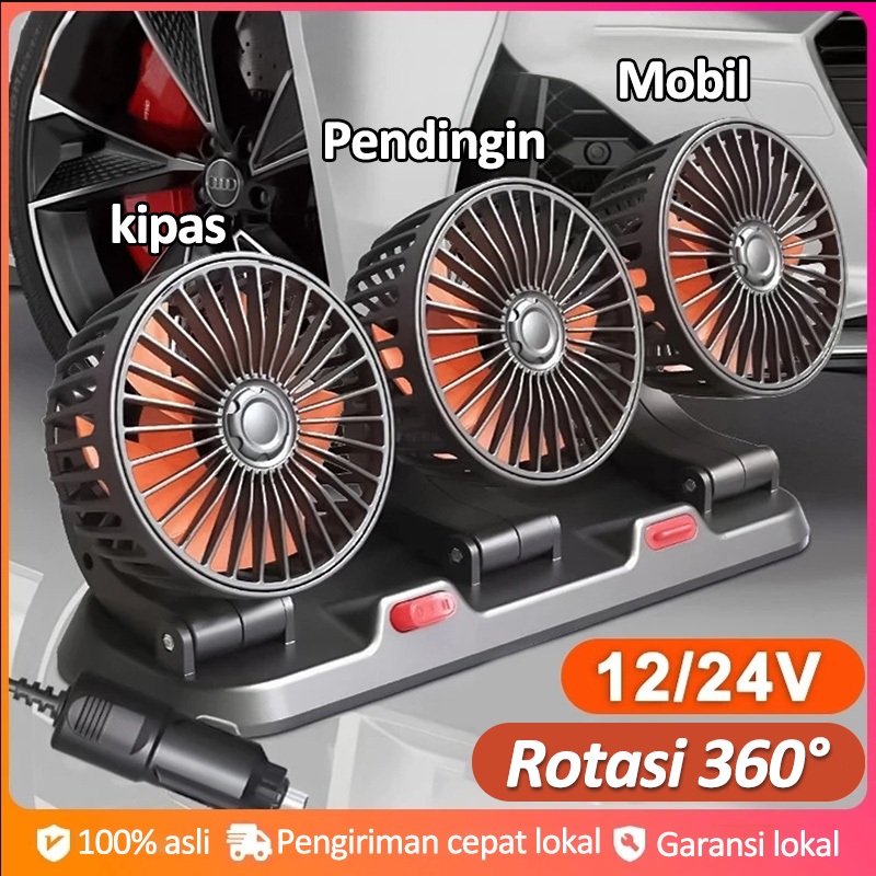 Jual Angin Sejuk 1 Detik! Kipas Angin Mobil Stok Siap Tersedia 12 Volt ...
