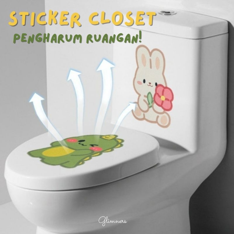 Jual Sticker Closet Pengharum Ruangan / Sticker Closet Kartun | Shopee ...