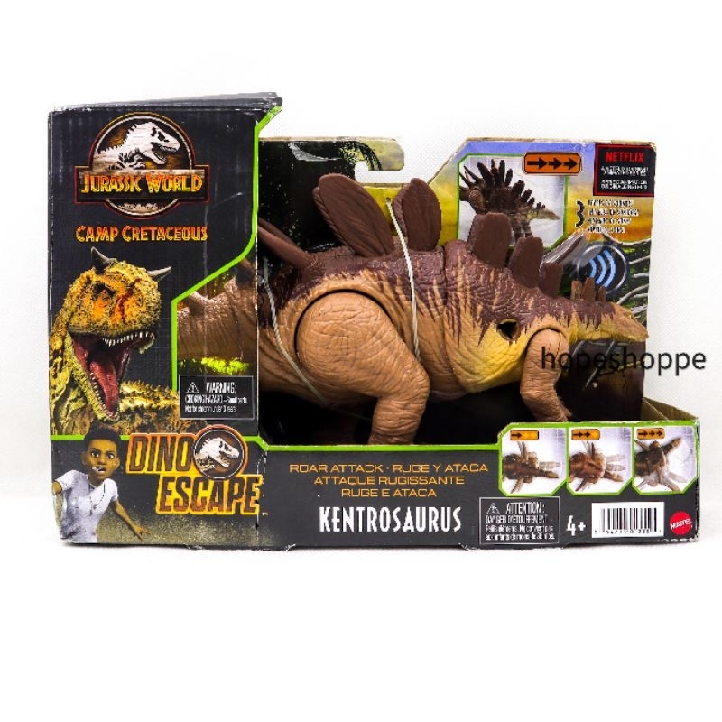 Jual Jurassic World Camp Cretaceous Roar Attack Kentrosaurus Original ...