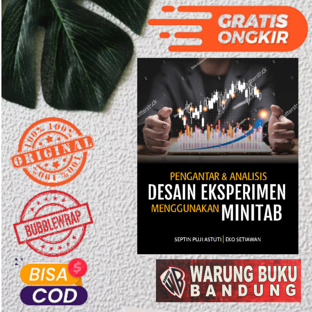 Jual Buku Pengantar dan Analisis Desain Eksperimen Menggunakan MINITAB - Septin Puji Astuti ...