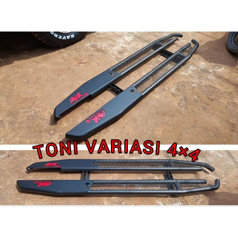 Jual Foot Step Side Step Offroad-X Pajero Fortuner Hilux Triton ...