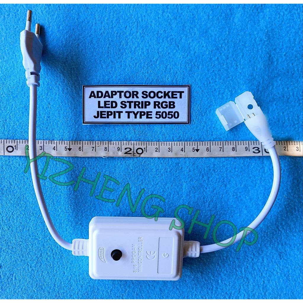 Jual Adaptor Socket LED STRIP RGB MODEL JEPIT TYPE 5050 | Shopee Indonesia