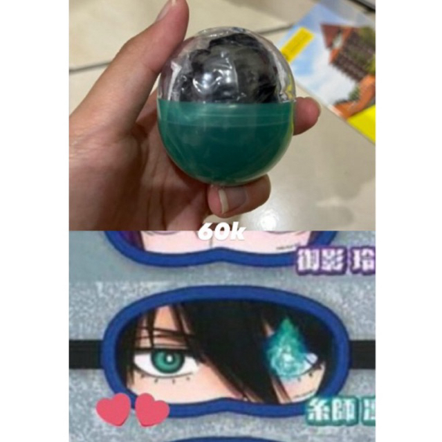 Jual rin itoshi bluelock gachapon blindfold - sleeping mask gacha ...