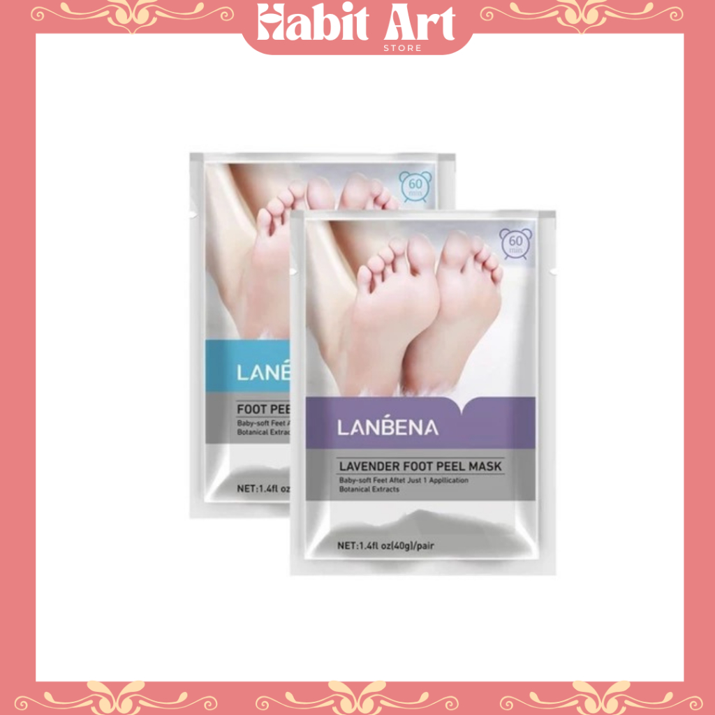 Jual Lanbena Foot Peel Off Mask - Masker Kaki | Shopee Indonesia