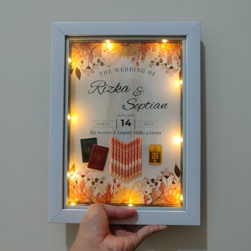 Jual mahar pernikahan, mahar nikah, mahar 1HARI JADI, UKURAN 21X30 ...