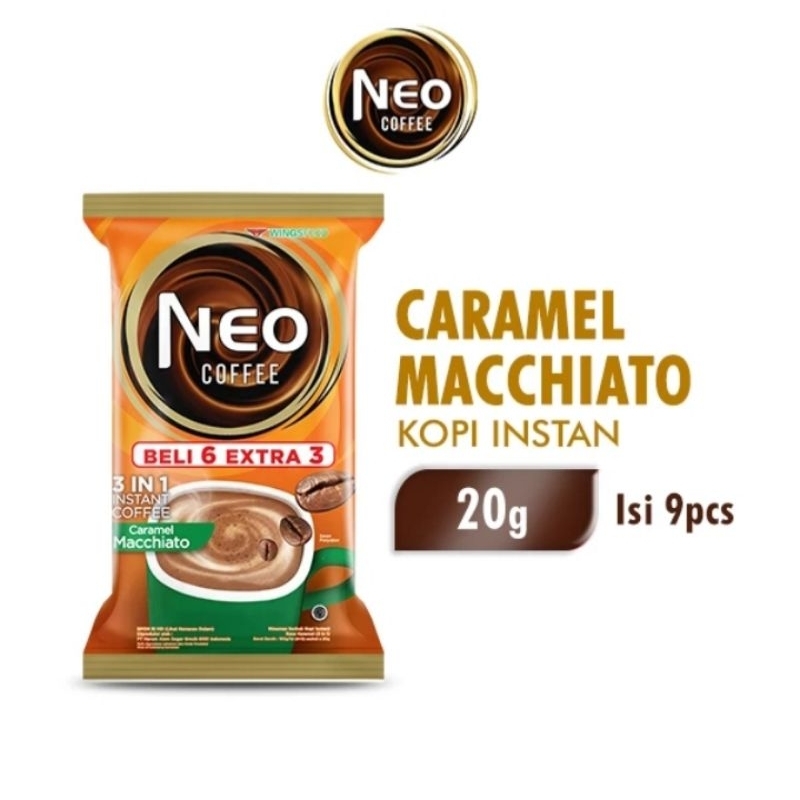 Jual Kopi Neo Coffee Kopi Instan Rasa Caramel | Shopee Indonesia