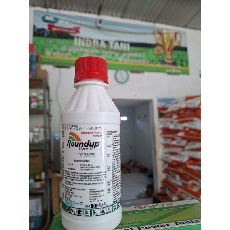 Jual HERBISIDA ROUNDAP 468 SL/ RONDUP/ RONDAP - 200ML | Shopee Indonesia