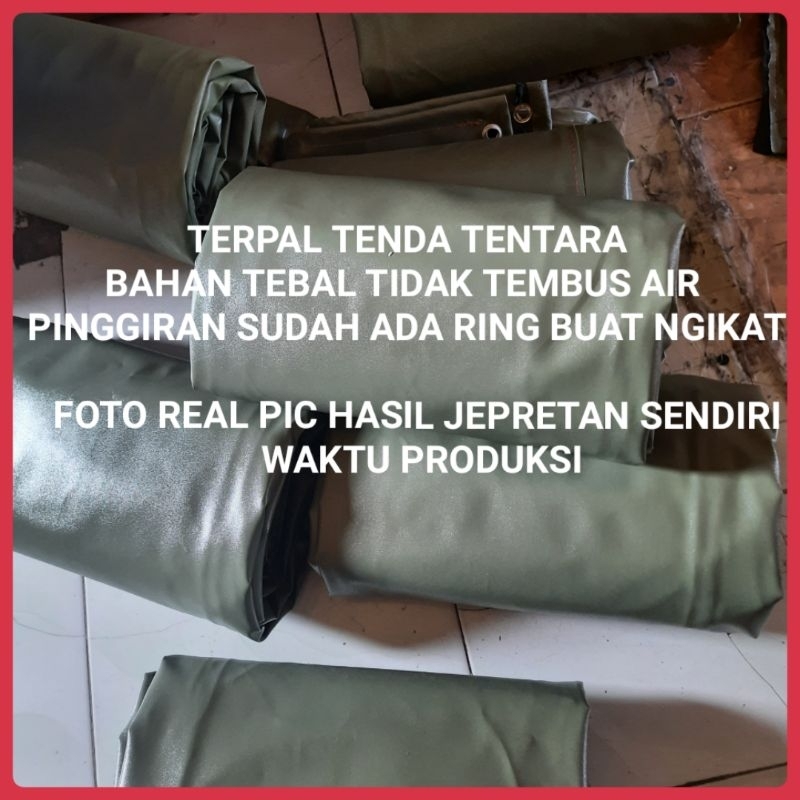 Jual terpal tenda tentara ukuran reques | Shopee Indonesia