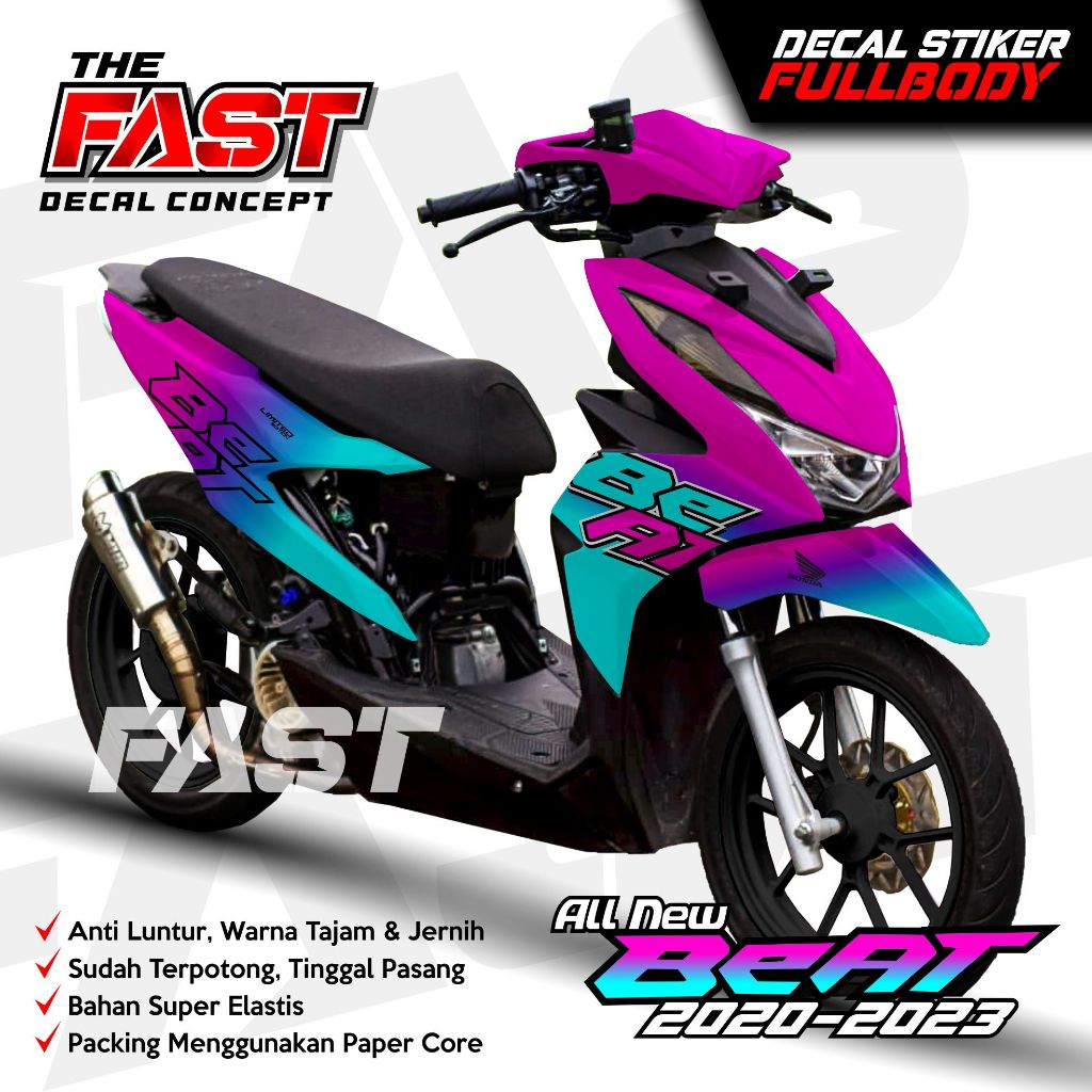 Jual DECAL STICKER Beat Deluxe FULLBODY 2020-2023 Bunglon New Variasi ...