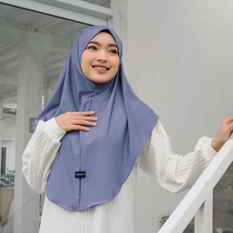 Jual Jilbab Bergo Instan Jersey Premium /Bergo Non Pet/ Bergo Instan Daily/ Bergo Daisy | Shopee ...