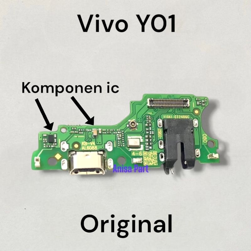 Jual Papan Cas Konektor Cas Vivo Y01 Original Full Komponen Ic Papan ...