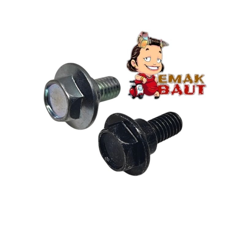 Jual Baut Spakbor Baut Dek Bawah Motor Universal | Shopee Indonesia