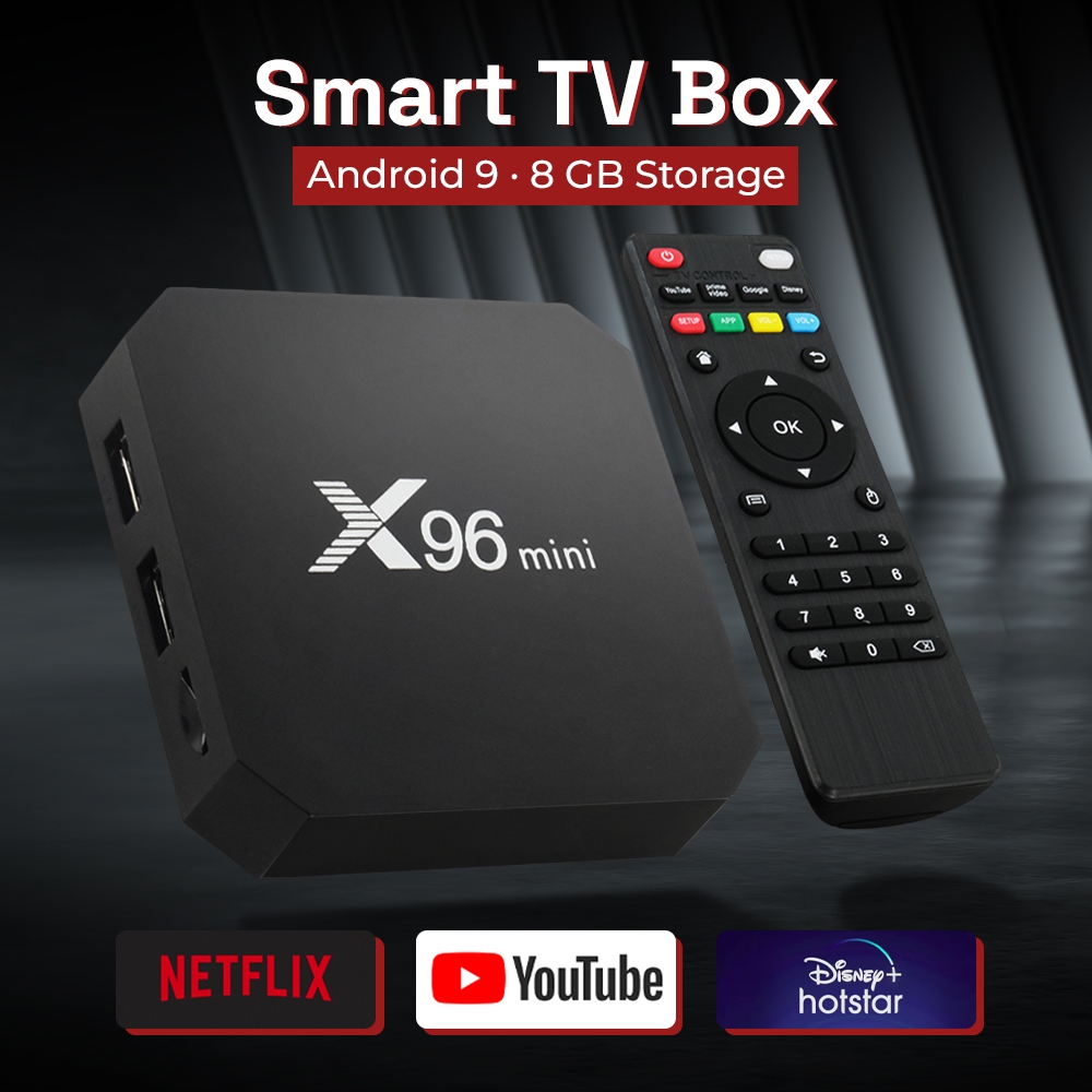 Jual X96 Mini Smart TV Box Android 9 DDR3 1GB 8GB | Shopee Indonesia