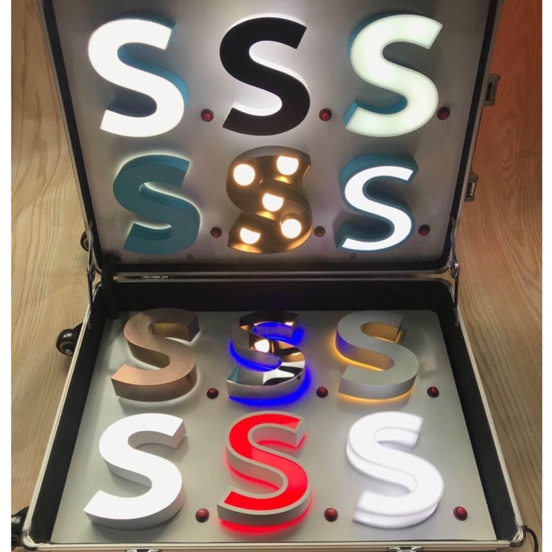 Jual Huruf timbul / letter akrilik led / huruf timbul akrilik nyala ...