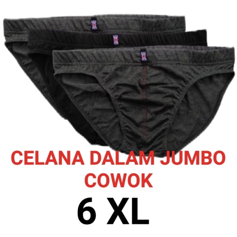 Jual Celana dalam Sempak/kolor cowok jumbo 6 XL isi 3 pcs | Shopee ...