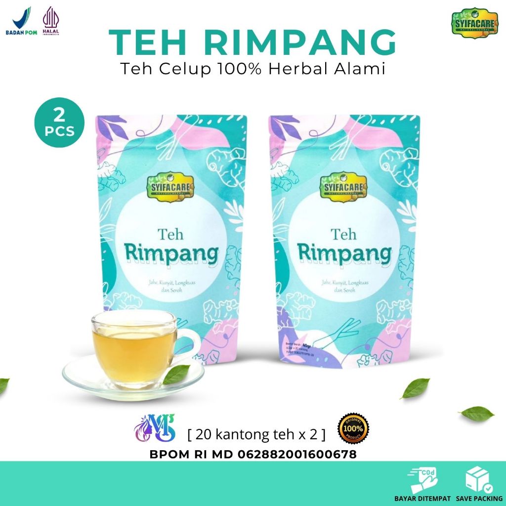 Jual Paket 2 Bungkus Teh Rimpang Syifacare Original | Teh Rimpang ...