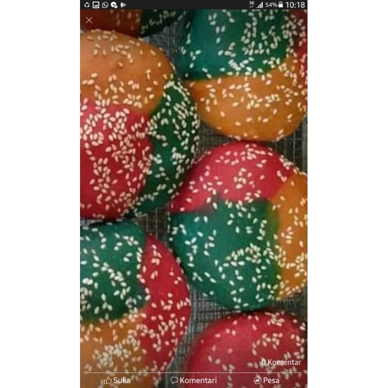 Jual Roti Burger Rainbow 10 cm | Shopee Indonesia
