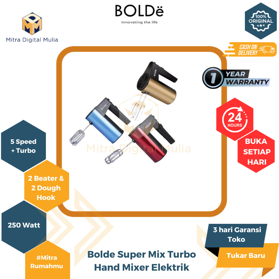 Jual Bolde Super Mix TURBO Hand Mixer | Shopee Indonesia