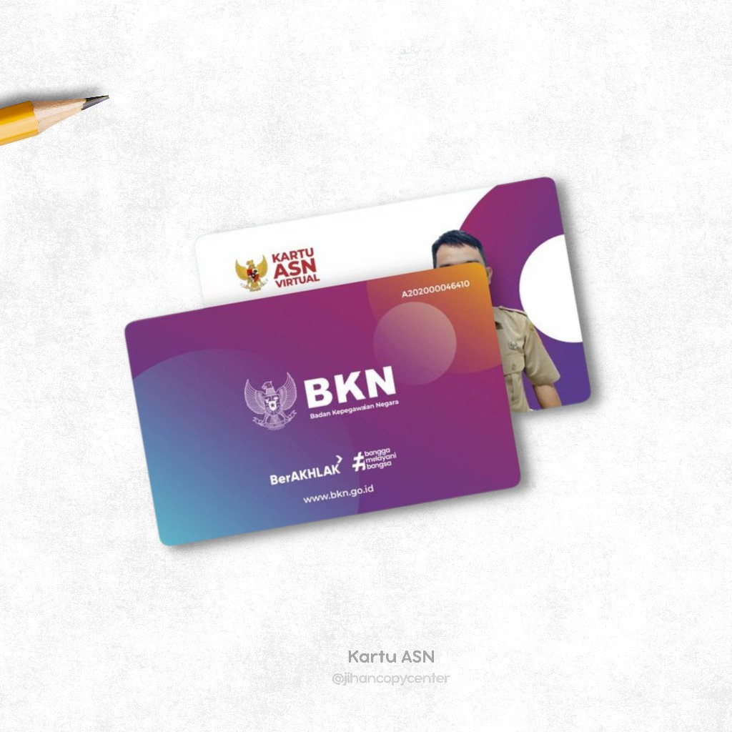 Jual CETAK KARTU ASN VIRTUAL KARTU BKN | Shopee Indonesia