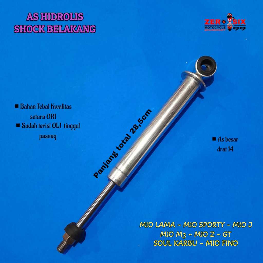 Jual AS HIDROLIS SHOCK SHOK SKOK BELAKANG MOTOR MATIC YAMAHA - MIO LAMA ...