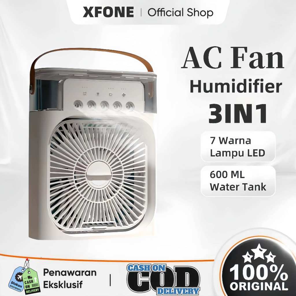 Jual XFONE Cooler fan Mini AC chiller lima lubang dapat menambahkan ...