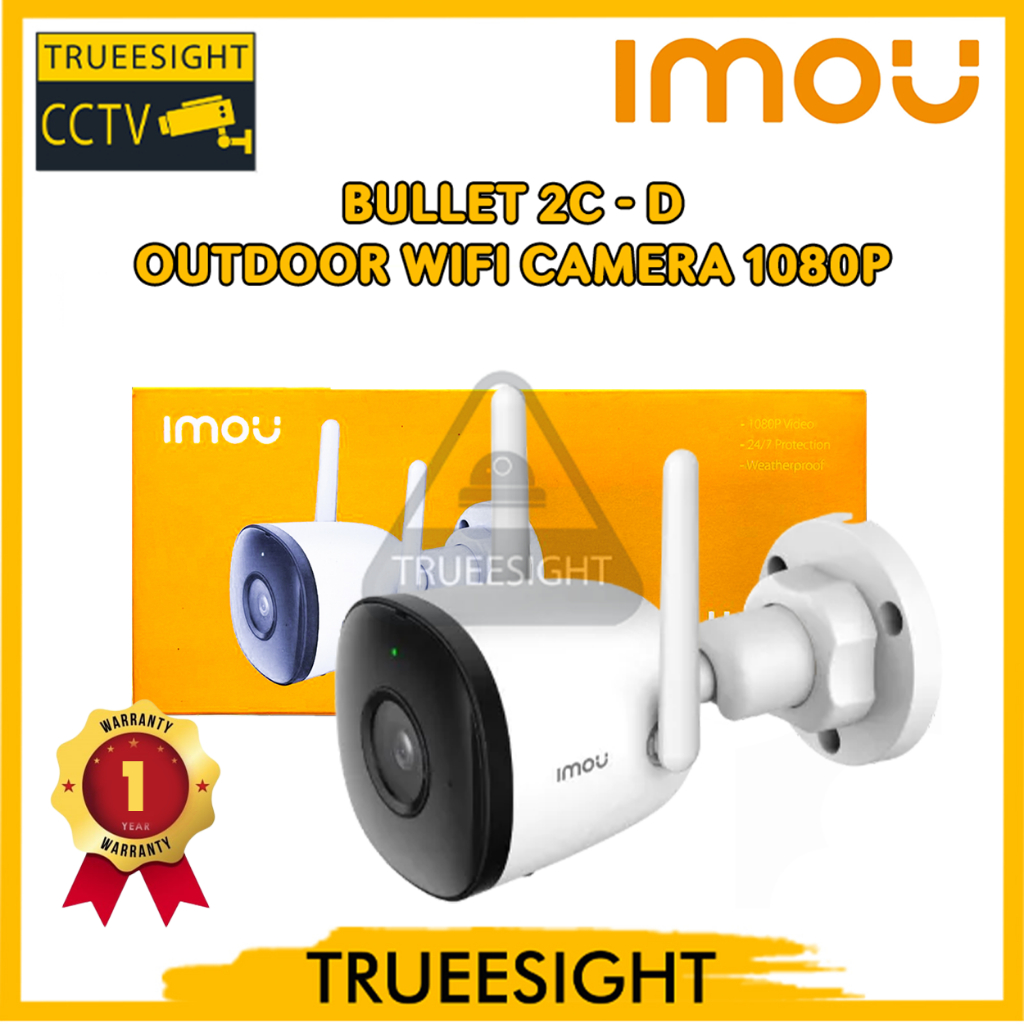 Jual IPC-F22P-D IMOU Bullet 2C - D 2MP Outdoor WIFI Camera | Shopee ...