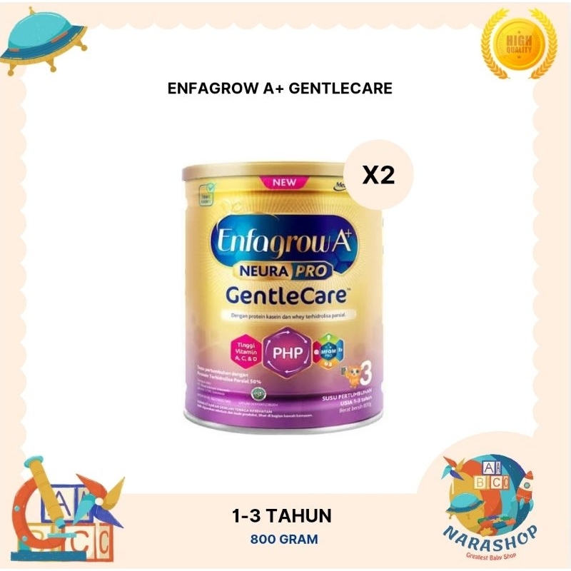 Jual Enfagrow A+ Gentle Care Kemasan 800gram X 2 ( Harga Sudah Termasuk ...