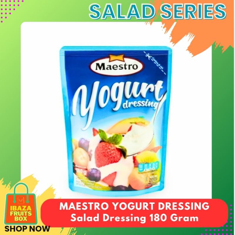 Jual Yogurt Dressing Maestro Saus Salad Kemasan Pouch 180 gram | Shopee ...